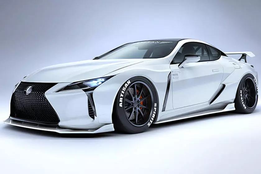 Lexus LC 500 укмуштуудай кенен корпуска ээ болду 55357_9