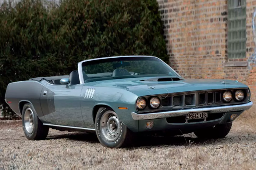 1971 Plymouth Hemi 'Cuda Convertible အတွက် $4.8 million လေလံမလုံလောက်ပါ။ 55550_1