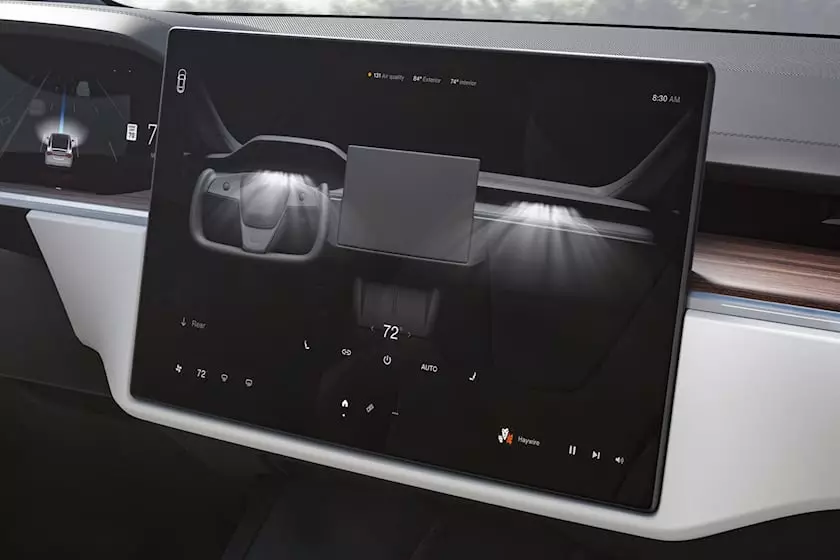 2021-2022 Tesla Model X Καρό Κεντρικός Πίνακας Ελέγχου