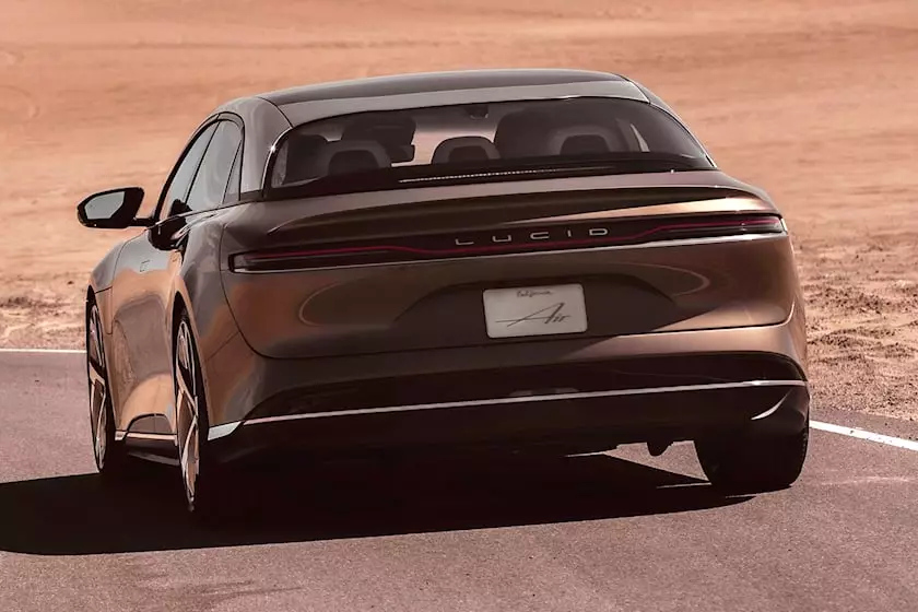2021-2022 Lucid Air View Out Back