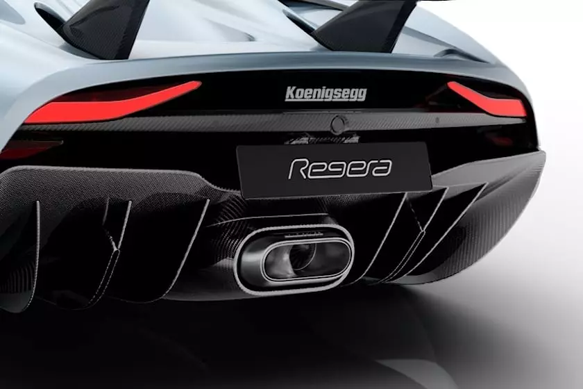 2016-2021 Koenigsegg Regera پیچھے کا زاویہ دیکھیں