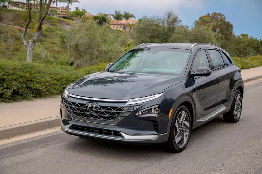 2019-2021 Hyundai Nexo ягулык күзәнәкләренең фронт күренеше