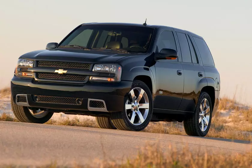 2008-2009 Chevrolet TrailBlazer, вид спереди, ракурс