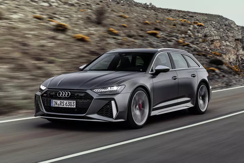 2021 Audi RS6 Front View Driving