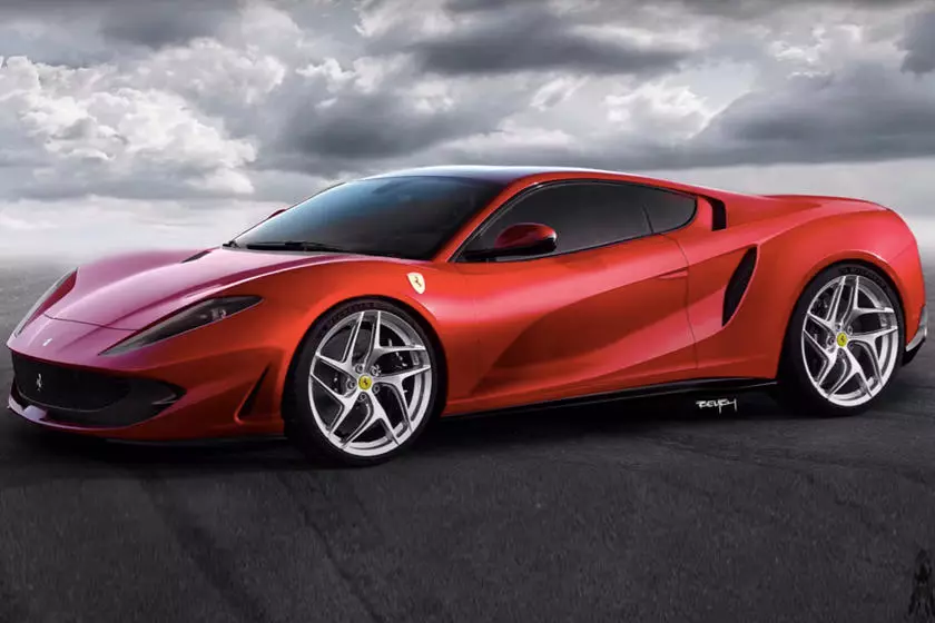 Ferrari 812 Superfast ဟာ Mid-Engined ဖြစ်သွားရင် ဘာဖြစ်မလဲ။ 56786_1