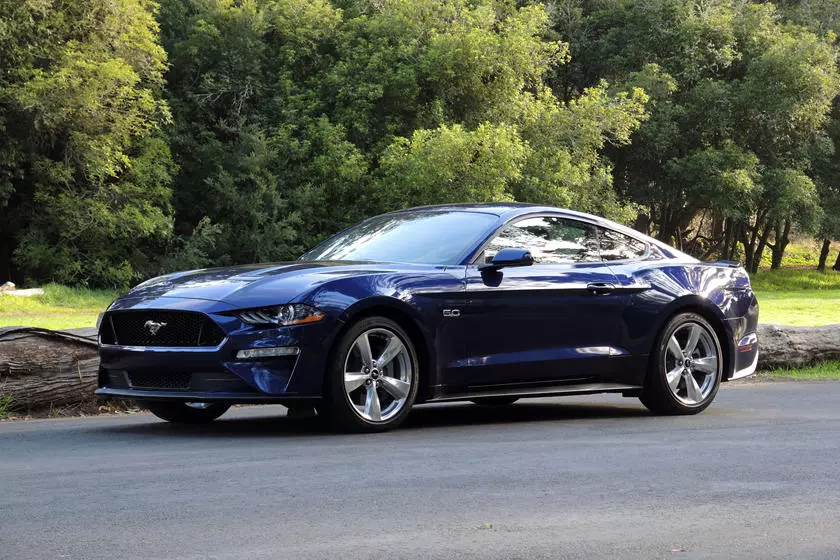 2018-2021 Ford Mustang GT Coupe Front Angle View