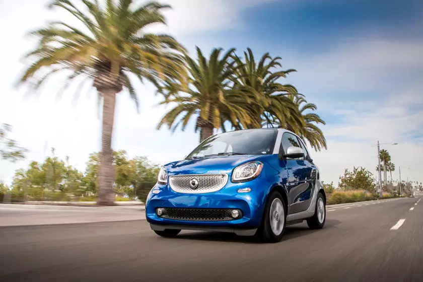 2017-2019 smart fortwo Electric Drive Coupe წინა ხედის მართვა