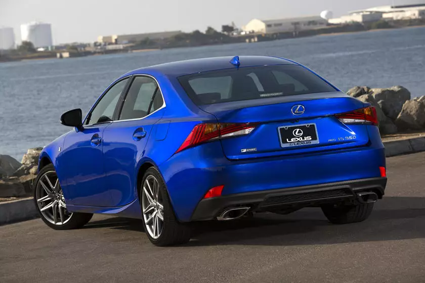 2017-2018 Lexus IS Rear Angle View