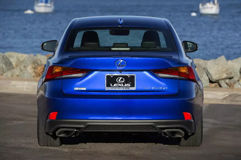 2017-2018 Lexus IS Rear View