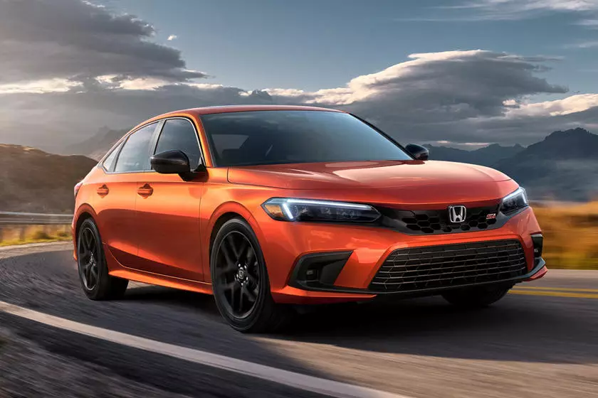 2022 Honda Civic Si Framifrån Körning