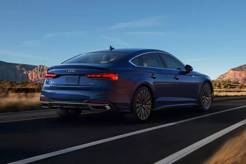 2020 Audi A5 Sportback Rear View Driving