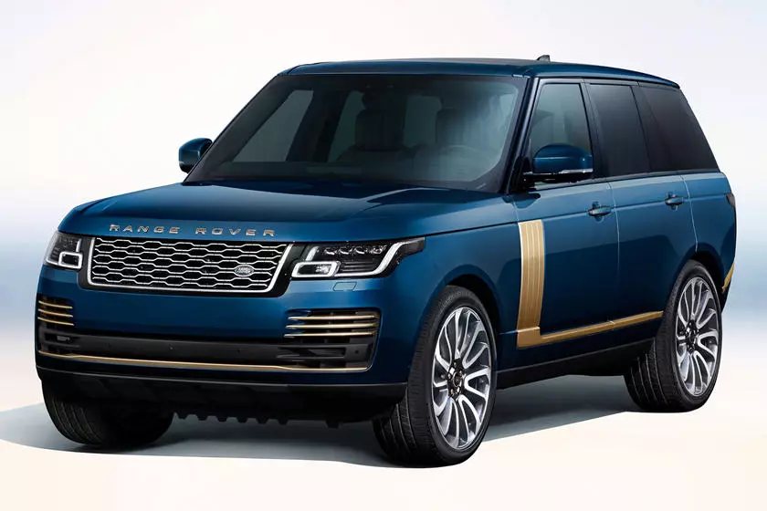 200,000 dollarë Range Rover SV Golden Edition nuk është delikate 57623_1