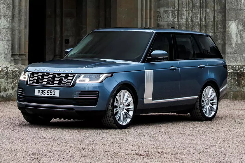 2018-2022 Land Rover Range Rover przedni kąt widzenia