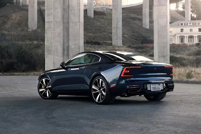 2020 m. Polestar Polestar 1 vaizdas iš galinio kampo