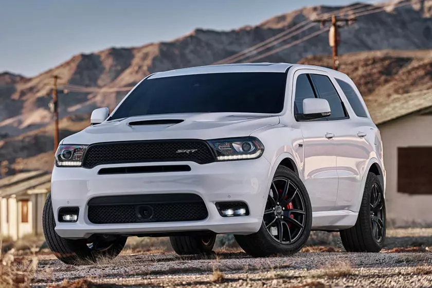 2018-2020 ទិដ្ឋភាពខាងមុខ Dodge Durango SRT