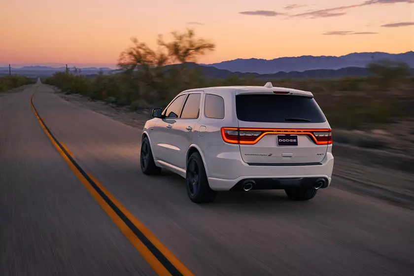 2018-2020 Dodge Durango SRT agteruitsig bestuur