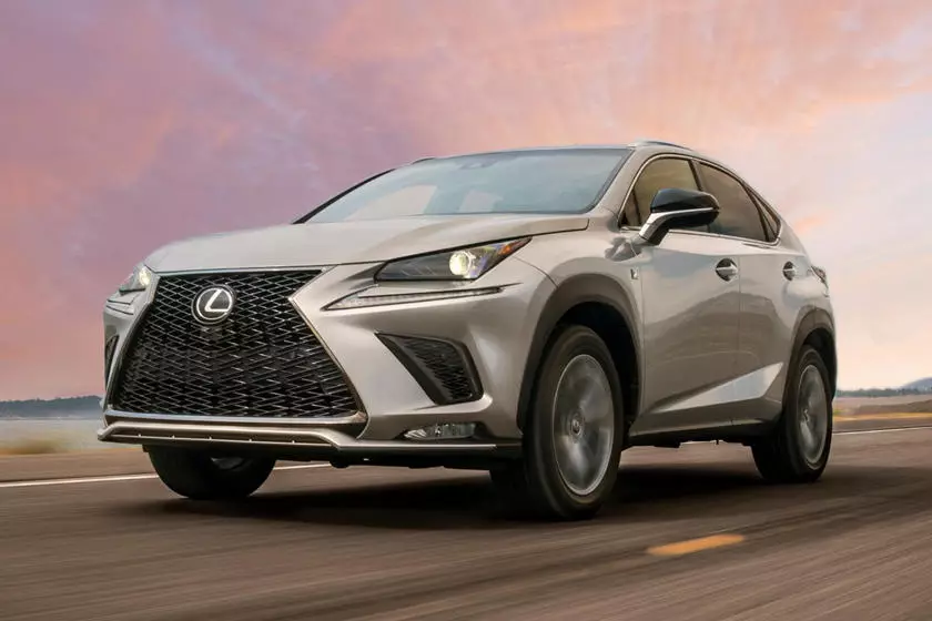 2018-2020 Lexus NX Front View Driving