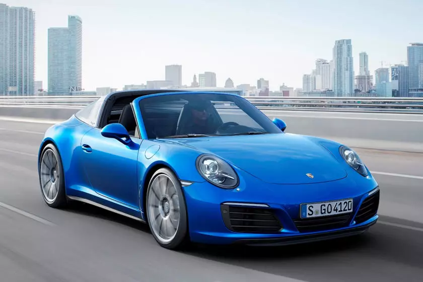 2016-2019 Porsche 911 Targa 4 Vorderansicht Fahren