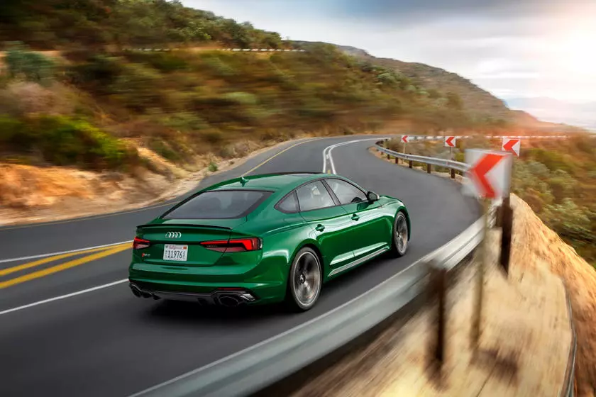 2019 Audi RS5 Sportback Rear View Driving