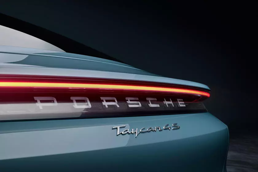 2020-2022 Porsche Taycan 4S Achterbumper