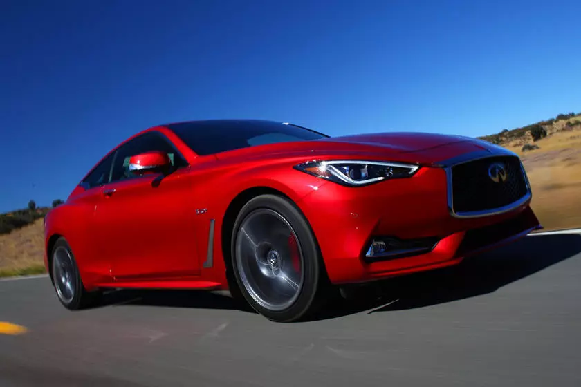 2017-2021 Infiniti Q60 Coupe Front View Driving