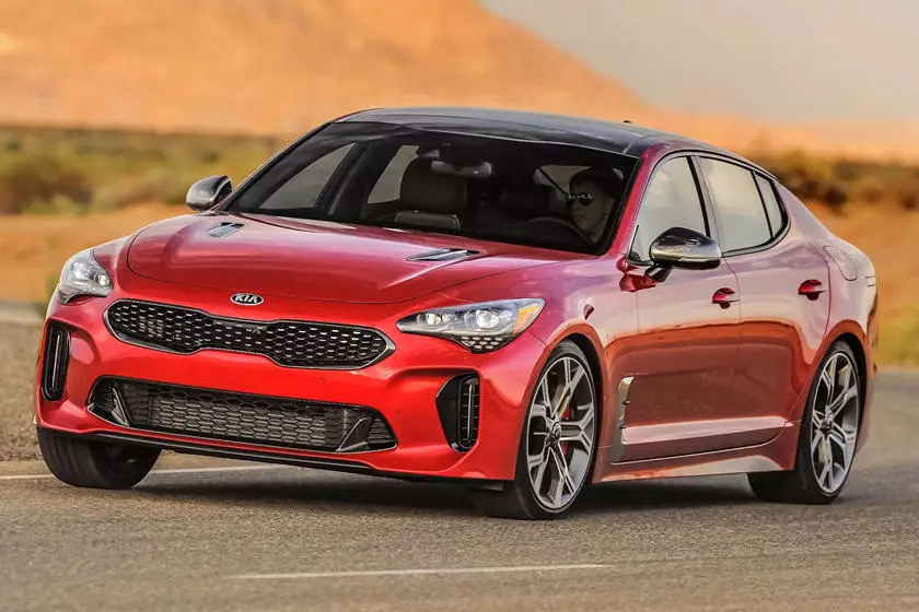 2018-2020 Kia Stinger Front View Driving