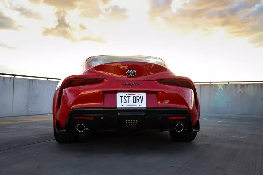 2021 Toyota Supra Hátulnézet