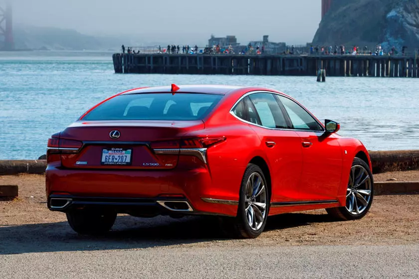 2018-2020 Lexus LS Rear Angle View