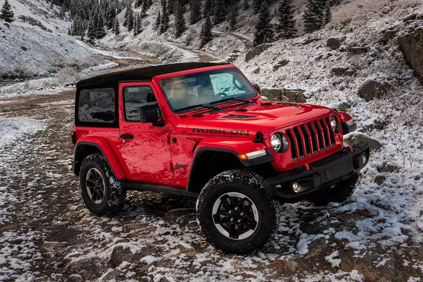 2018-2020 Jeep Wrangler Vooraanzicht: