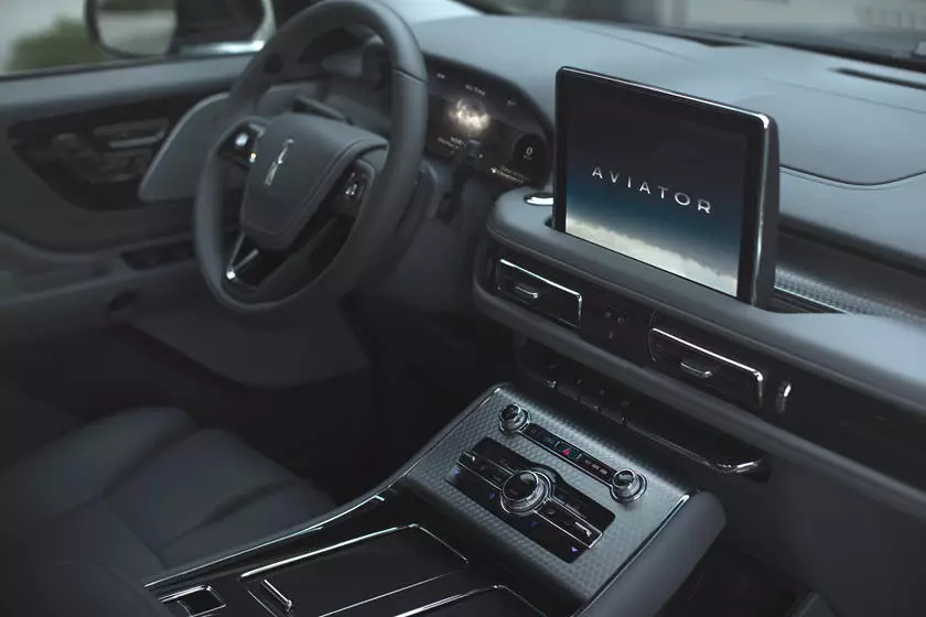 2020-2022 I-Lincoln Aviator Ifika Ne-Advanced Tech Kanye Ne-Hybrid Power Central Console