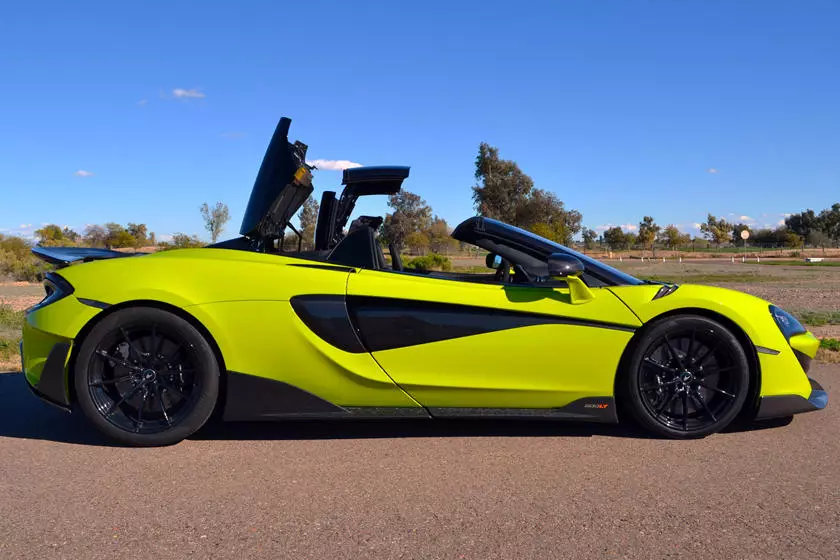 2019 McLaren 600LT Spider Nazari na Farko: Motar Race Mai Canzawa Don Hanya 66186_10