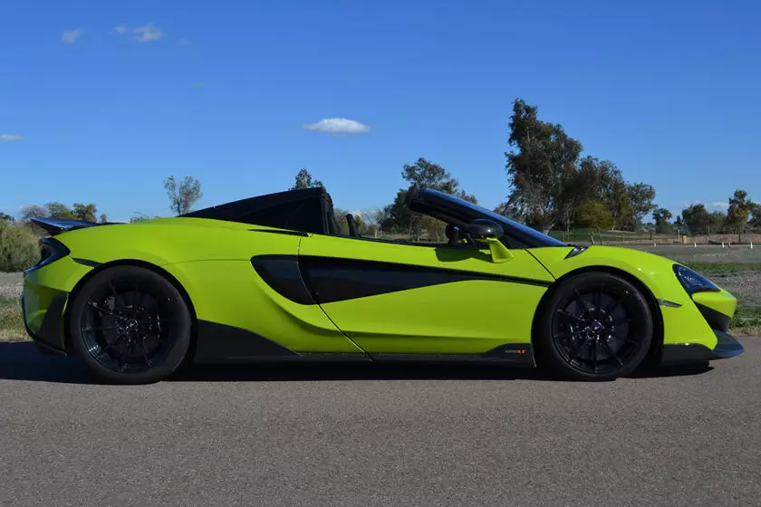 2019 McLaren 600LT Spider First Drive шолуы: жолға арналған конверттелетін жарыс көлігі 66186_12