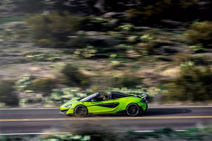 2019 McLaren 600LT Spider Premye Kondwi Revizyon: Yon Machin kous dekapotab pou wout la 66186_31