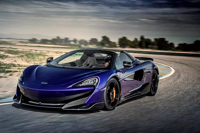 2019 McLaren 600LT Spider First Drive მიმოხილვა: კაბრიოლეტის სარბოლო მანქანა გზისთვის 66186_45