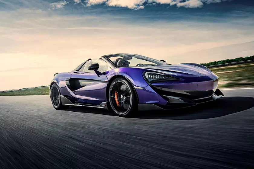 Преглед на првиот погон на McLaren 600LT Spider 2019: Кабриолет тркачки автомобил за патот 66186_47