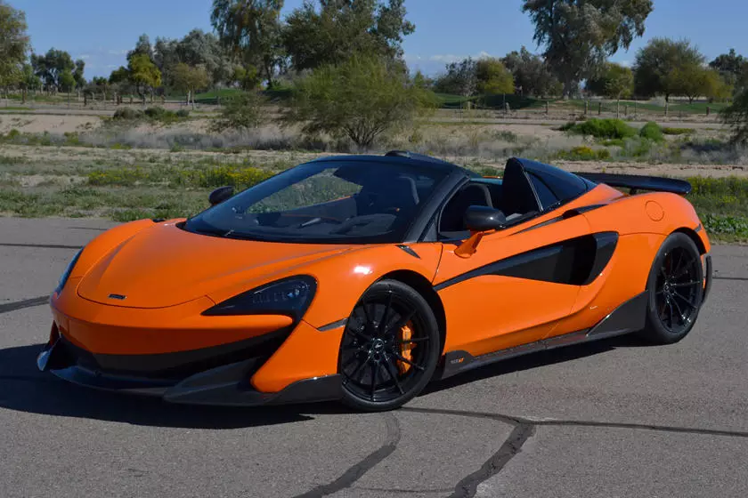 2019 McLaren 600LT Spider First Drive шолуы: жолға арналған конверттелетін жарыс көлігі 66186_57