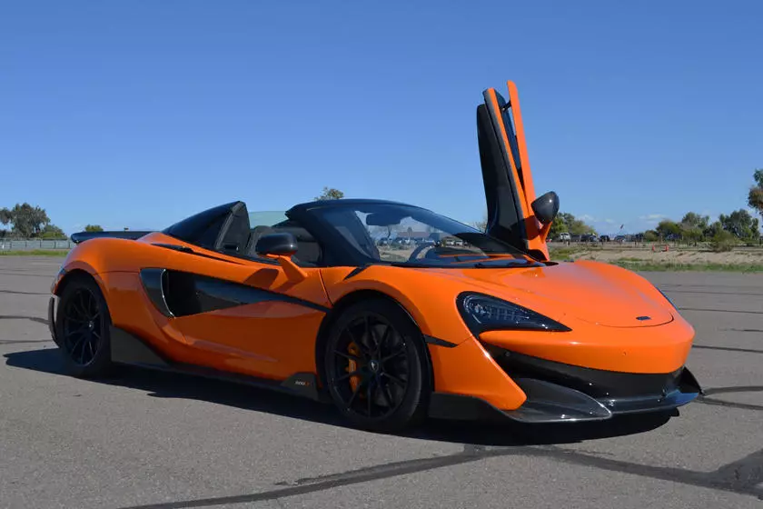 Агляд 2019 McLaren 600LT Spider First Drive: кабрыялет гоначны аўтамабіль для дарогі 66186_61