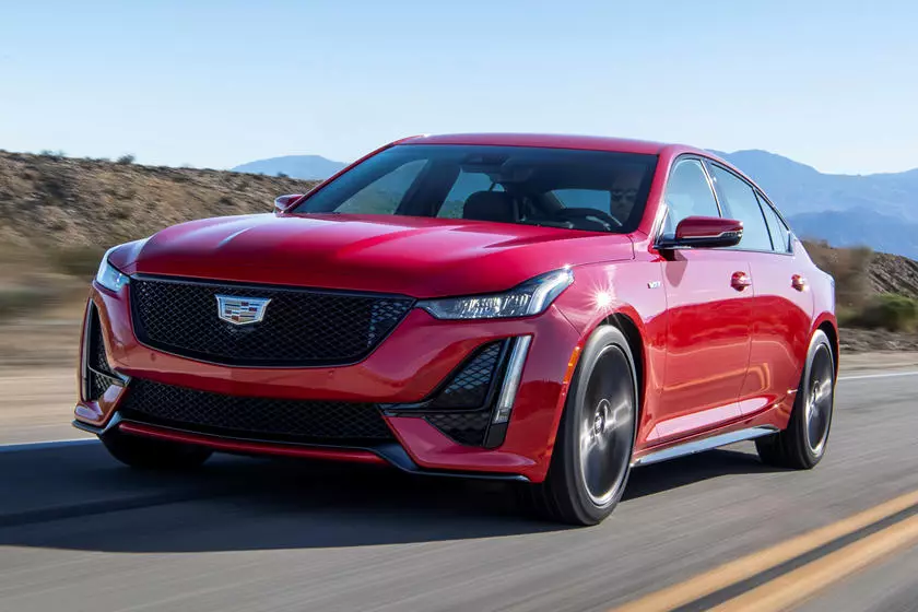 2020 Cadillac CT5-V Front View Driving