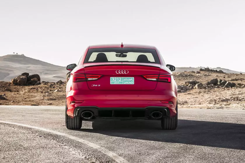 2017-2019 Audi RS3 Rear View