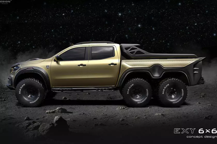 Unom ka ligid nga Mercedes X-Class Gitakda sa Gubat AMG-G63 6x6 68068_1