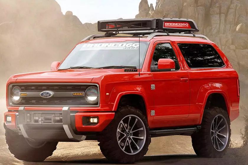 Awọn onijakidijagan afọwọṣe yọ: Ford Bronco Le Wa Pẹlu Stickshift kan 68240_3