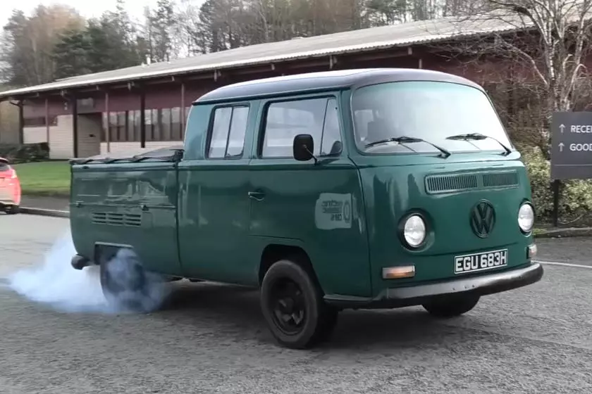 Volkswagen Pickup förvandlas till 450-hk Tesla Cybertruck Rival 68924_1