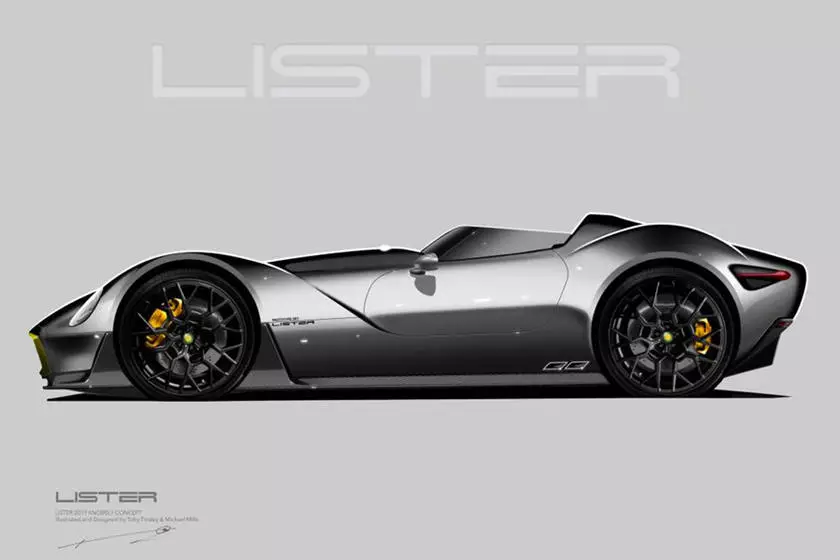 Ny Lister Roadster ser ut som en Jaguar F-Type på steroider 69007_1