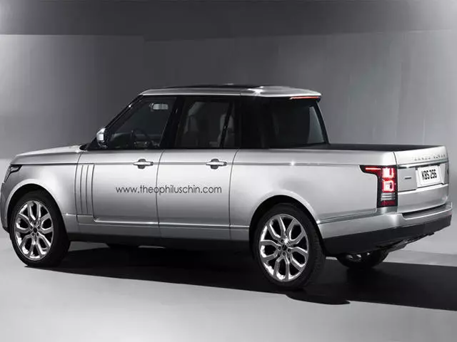 Take Two: Gloednieuwe Range Rover uit 2013 omgetoverd tot pick-up 69246_1