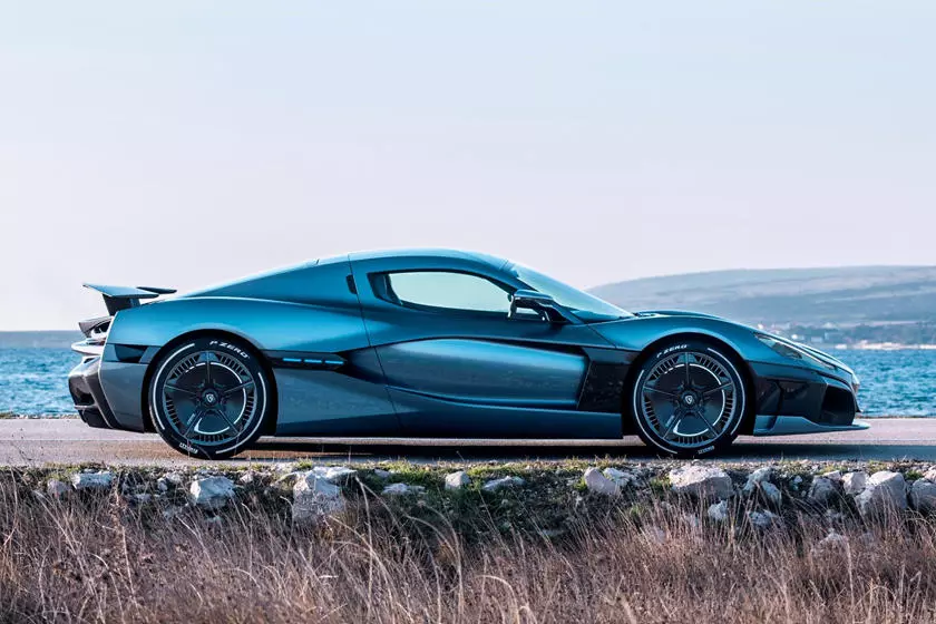 2020 Rimac C bi alboko ikuspegia