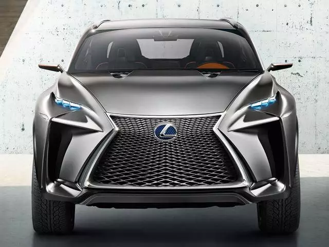 Lexus расмий түрдө LF-NX кроссовер концепциясы менен жинди болду 70404_1