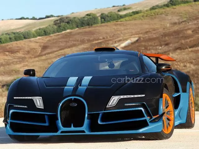 Bugatti Chiron, AKA Veyron siksesè a, pral yon bèt 288-MPH ak E-Turbos. 72880_1