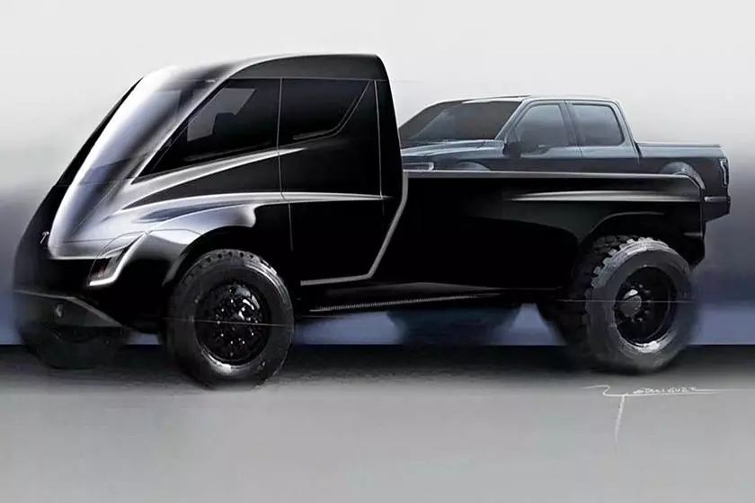 Tesla Pickup kommer senare i år med futuristisk design 73653_2