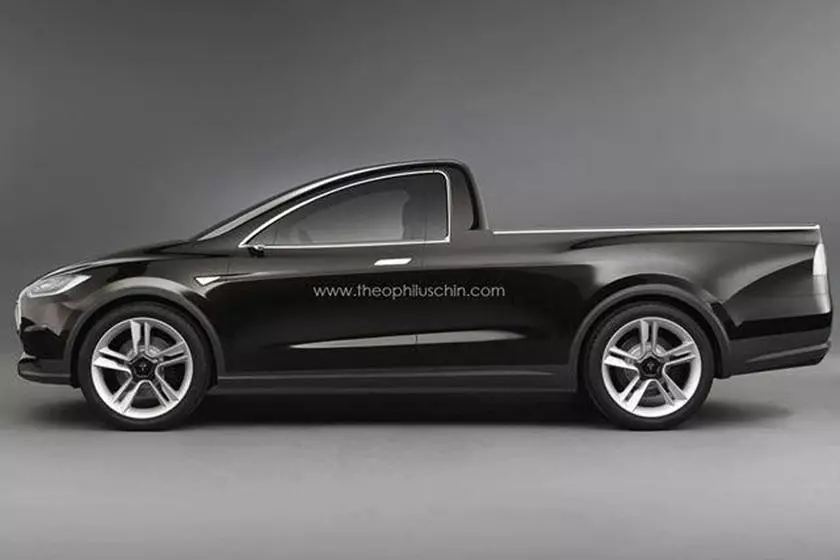 Tesla Pickup kommer senare i år med futuristisk design 73653_4