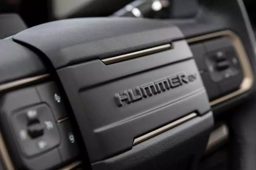 2022 GMC Hummer Steering Wheel Disenyo